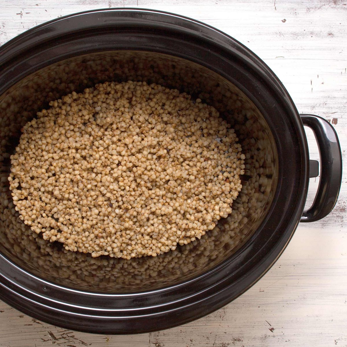 Pearled Grain Slow Cooker Recipe - Sorghum Checkoff