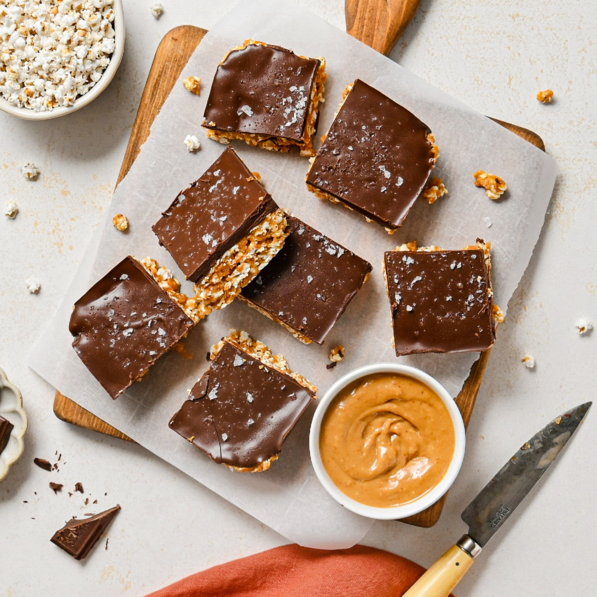 Peanut Butter Chocolate Crunch Bars - Sorghum Checkoff